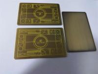 China Custom Brass Bronze Metal VIP Member Cards With Big Chip Slot for sale