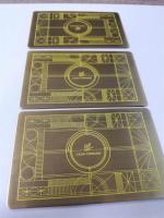 China Custom Brass Bronze Metal VIP Member Cards With Big Chip Slot for sale