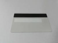 China Laser Engraved Matte White 0.8mm Metal Business Cards for sale