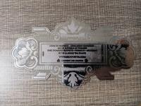 China 304 Stainless Steel Engraved Metal Label Plates For Brand Warning Sign for sale