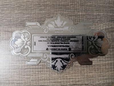 China 304 Stainless Steel Engraved Metal Label Plates For Brand Warning Sign for sale