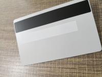 China White Magnetic 0.4mm Metal Business Member Card for sale