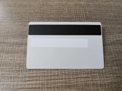 China White Magnetic 0.4mm Metal Business Member Card for sale