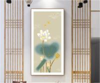 China Engraved SS Metal Frame Art Background Hanging Paintings for sale