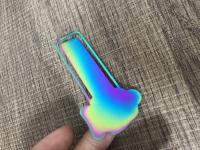 China Blue Brushed Member Vip 85x54mm Metal Business Cards for sale