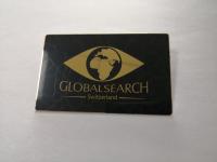 China Glossy Etching Stainless Steel 0.3mm Metal Business Cards for sale