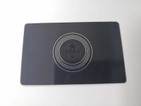 China 1cm 13.56mhz RFID N-tage216 Metal Business Key Card for sale