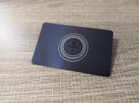 China 1cm 13.56mhz RFID N-tage216 Metal Business Key Card for sale