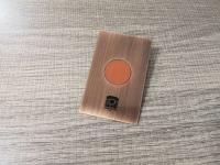 China Personalized Smart Nfc 0.5MM Metal Business Cards QR Code for sale