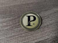 China 0.3mm Metal Label Gold Plate For Jeans Handbag Brand Logo for sale