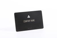 China Engrave Name Business Metal Membership Card Silk Printed for sale