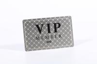 China Engrave Name Business Metal Membership Card Silk Printed for sale