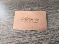 China 0.8mm Metal Business Card Etching Logo Hico Magnetic Stripe for sale
