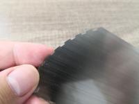 China 0.40mm Silver Brushed Stainless Steel Metal Card Logo Printing for sale