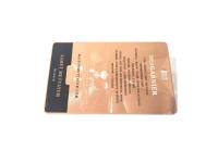 China Rose Gold 85*54mm Metal Business Cards Custom Printing for sale