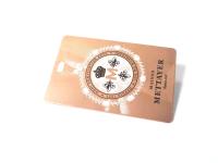 China Rose Gold 85*54mm Metal Business Cards Custom Printing for sale