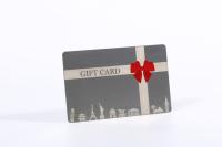 China 85*54mm Silkscreen Printing Metal Gift Card For Business for sale