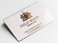 China Custom CR80 Colorful Printed Metal Copper Business Cards for sale