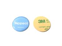 China CMYK NFC Chip 30mm Epoxy Dome Stickers Glossy Printing for sale