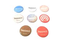 China CMYK NFC Chip 30mm Epoxy Dome Stickers Glossy Printing for sale