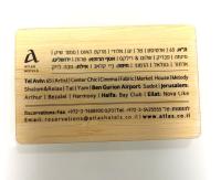 China 1K Engraved NFC Wooden Business Cards Digital Printing for sale
