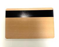 China Washable Engraving Wooden Rfid Smart Card With Barcode for sale