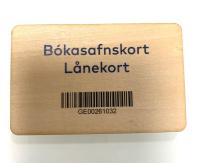 China Washable Engraving Wooden Rfid Smart Card With Barcode for sale