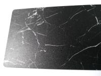 China Blister Coating 85x54mm Black Frosted Marble Business Card for sale