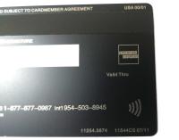 China Small Chip Hole Engrave Black Steel Business Cards Frosted for sale