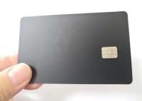 China CR80 Metal Blank Business Card SLE4442 Chip NFC  1K 13.56mhz Chip for sale