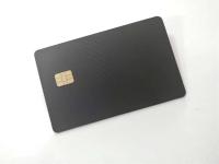 China CR80 Metal Blank Business Card SLE4442 Chip NFC  1K 13.56mhz Chip for sale