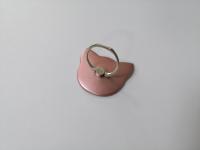 China Cat Shape Rose Gold Matte Black Mobile Phone Holder Ring for sale