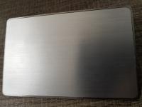 China 85x54mm Silver Brushed N-tage216 Nfc Metal Card 2cm Reading Distance for sale