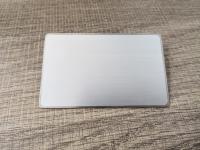 China 85x54mm Silver Brushed N-tage216 Nfc Metal Card 2cm Reading Distance for sale