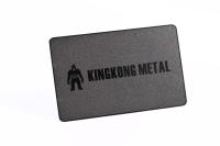 China Frosted Stainless Steel Metal Business Cards For Night Bar Shop for sale