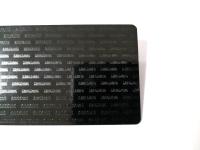China Customized Black Metal Business Cards With 4428 Big Chip for sale