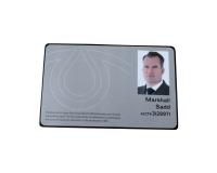 China Stainless Steel Contactless Smart Nfc Business Cards 13.56mhz Frequency for sale