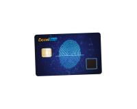 China High Security Smart Fingerprint Card Biometrics Access Credit Card for sale