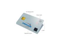China High Security Smart Fingerprint Card Biometrics Access Credit Card for sale