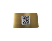 China N-tage213 / 215 / 216 Nfc Metal RFID Card Customized Black Silver for sale