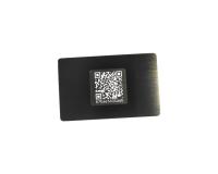 China N-tage213 / 215 / 216 Nfc Metal RFID Card Customized Black Silver for sale