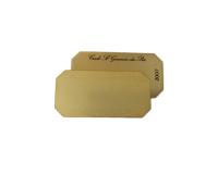China OEM Brass Bronze Tag Metal Label Plates Etch Logo For Bag for sale