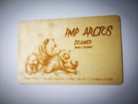 China Laser Engraved Business Wood Card  NFC  1K 13.56mhz for sale
