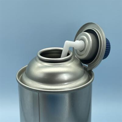 China High Performance Butane Gas Aerosol Valve for Camping Cooking and Portable Heating Fuel Products for sale