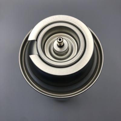China Black Handle Butane Gas Valve for Cooking/Baking Straight Valve Body Shape for sale