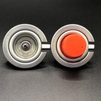 China Camping Gas Butane Gas Valve with 1/4 Inch NPT Outlet Tinplate and PP Application for sale