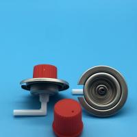 China Brass Butane Gas Valve with Black Handle and Stainless Steel Spring for Industrial for sale