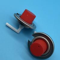 China Stainless Steel Spring Camping Gas Valve with Inner Gasket Buna for Camping Equipment for sale