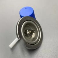 China Precision Controlled 1-Inch Tinplate Butane Gas Valve for Stable Dispensing for sale