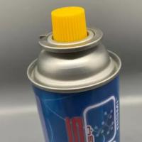 China Precision Controlled 1-Inch Tinplate Butane Gas Valve for Stable Dispensing for sale